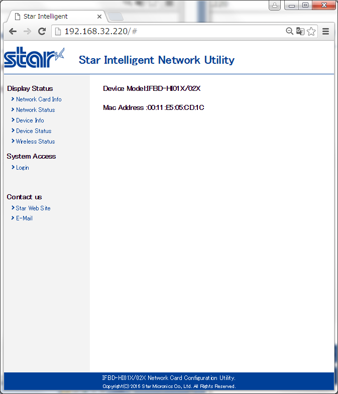 Client configuration