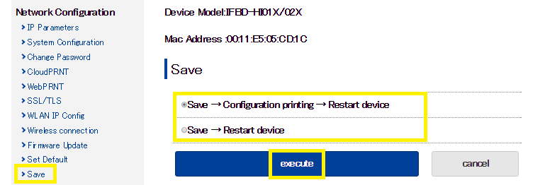 Client configuration